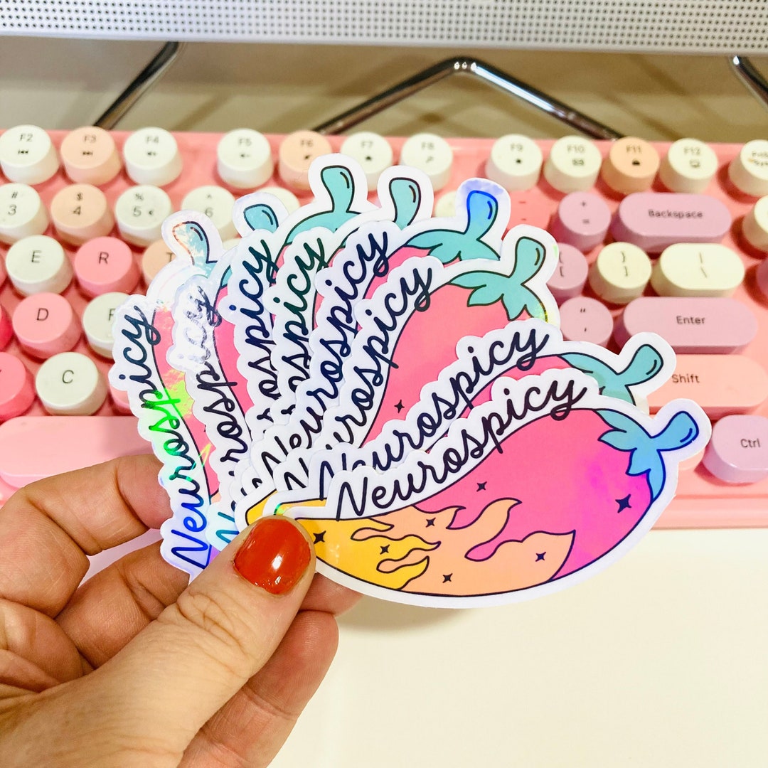 Neurodivergent Sticker, Neuro Spicy Decal, Neurodiversity, Neurology ...