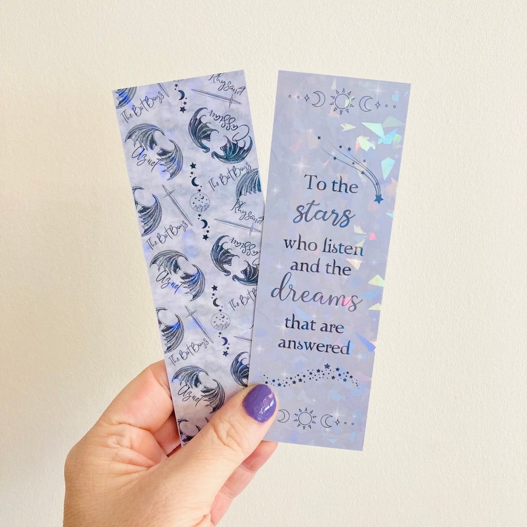 ACOTAR Bookmarks, Acotar Merch, Bat Boys Bookmark, A Court of Thorn and ...