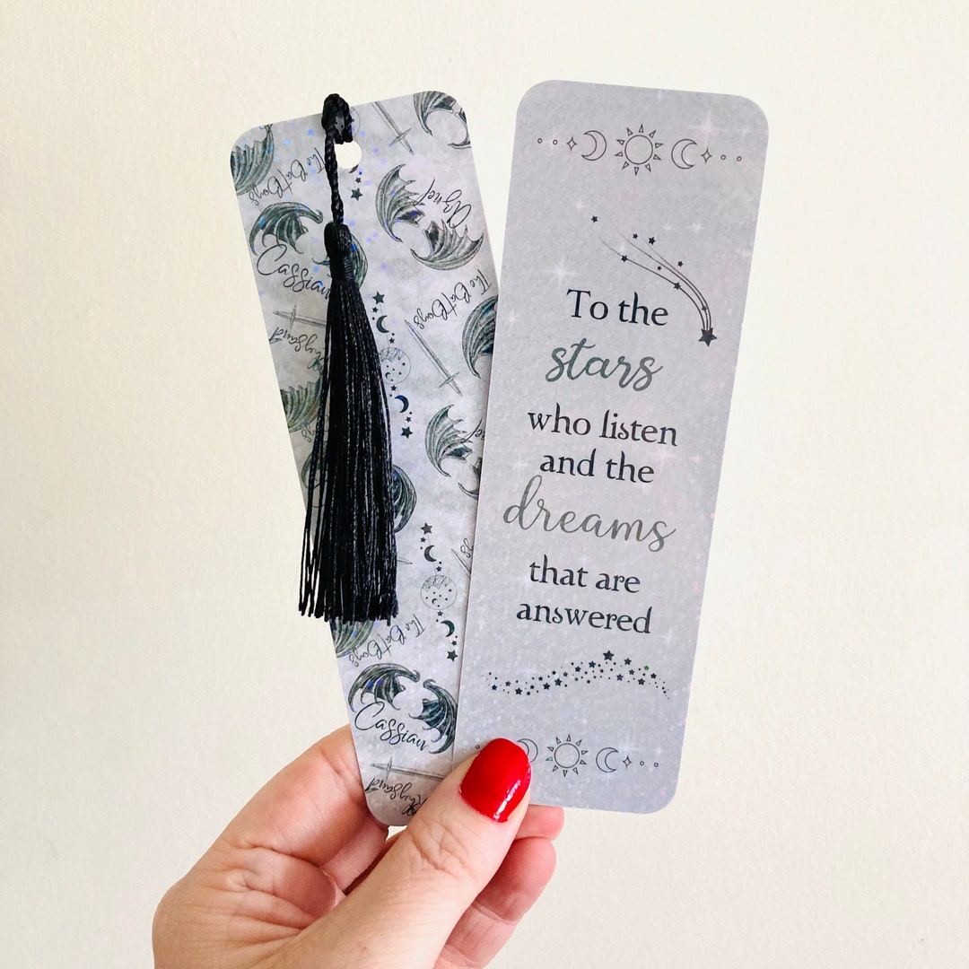 ACOTAR Bookmark With Tassel, Acotar Merch, Bat Boys Bookmark, A Court ...