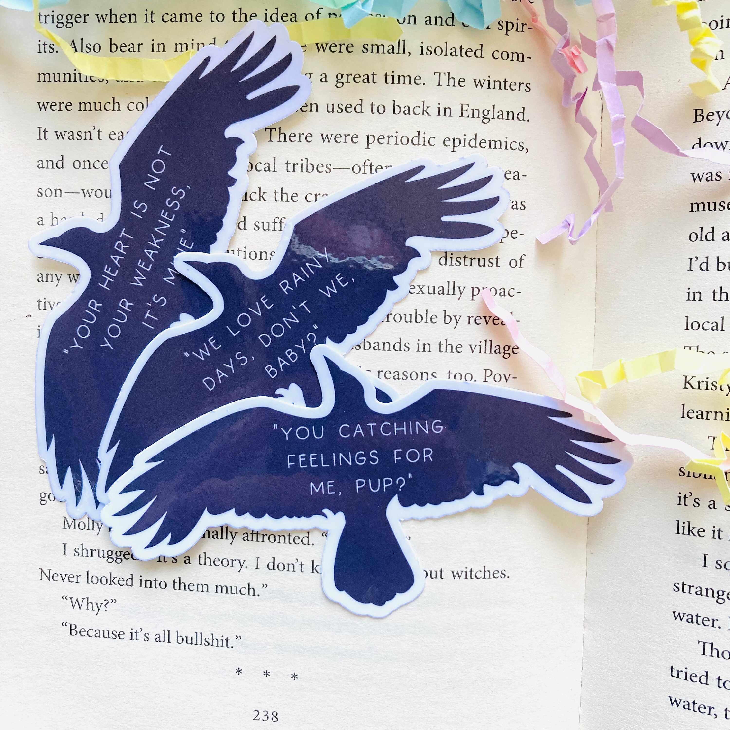The Ravenhood Series Sticker Ravenhood Merch We Love Rainy - Etsy UK