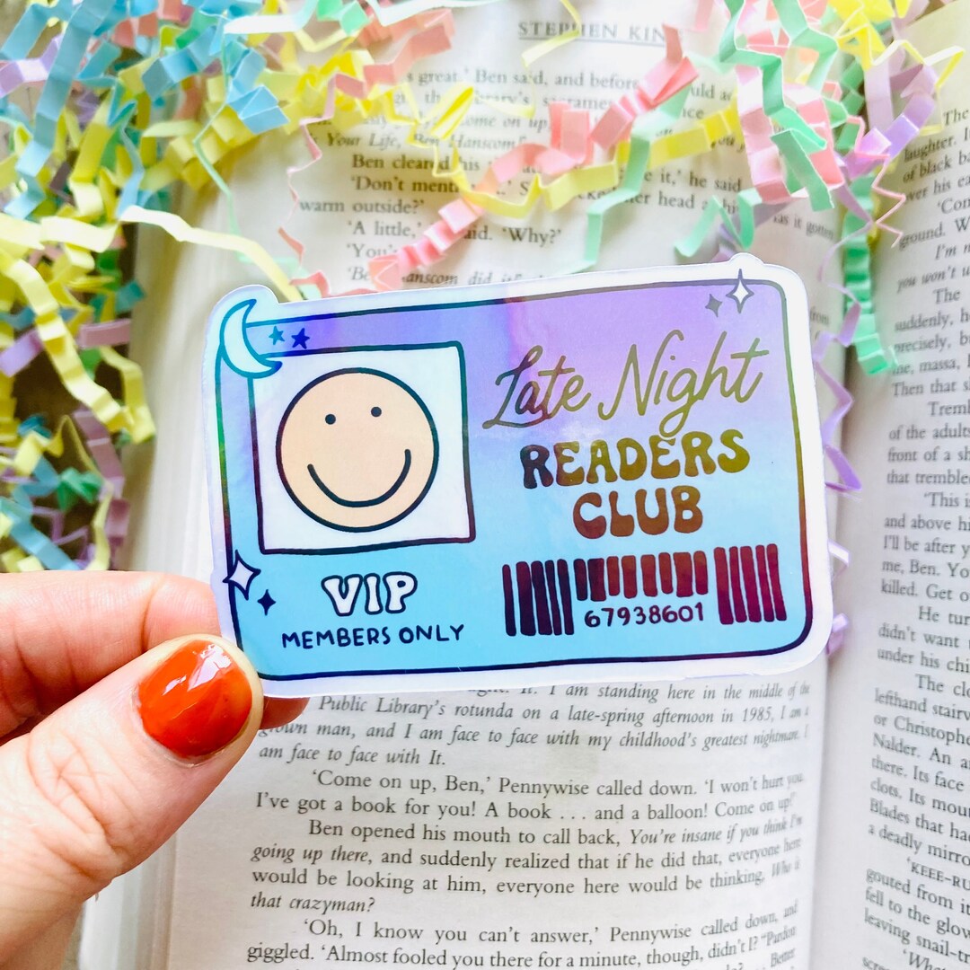 Late Night Reading, Bookish Stickers for Kindle, Kindle Stickers for ...