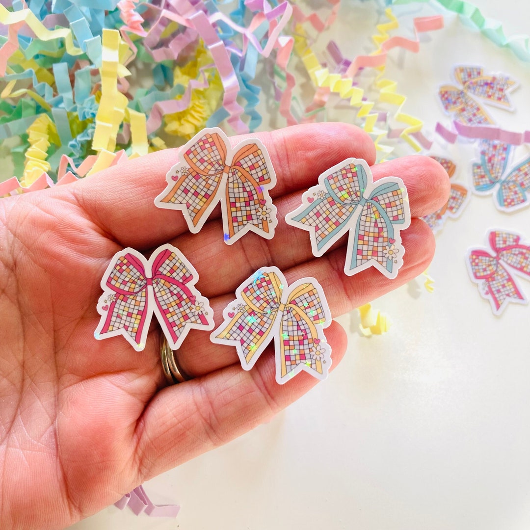 Mini Disco Bows Sticker Pack, Kindle Sticker Pack, Holographic Sticker ...