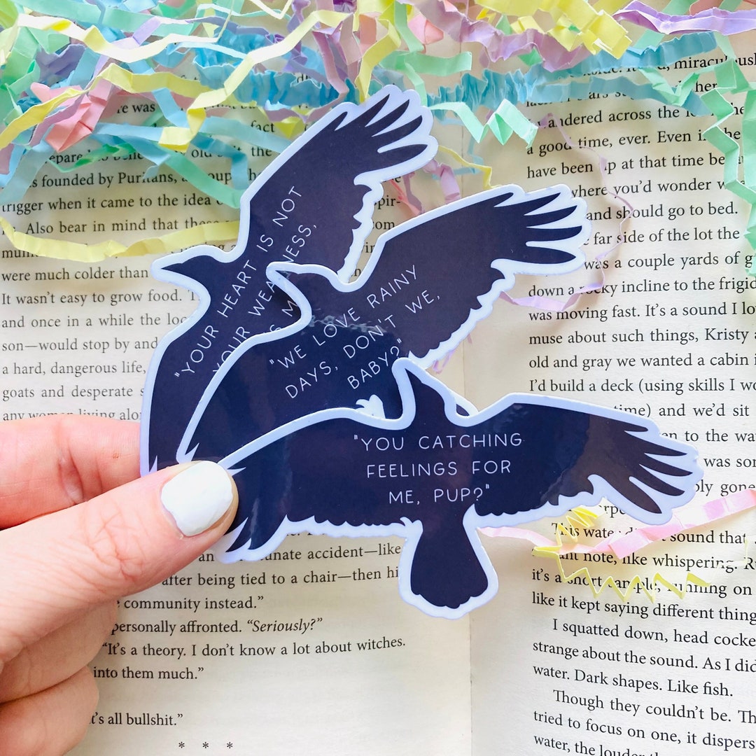 The Ravenhood Series Sticker, Ravenhood Merch, We Love Rainy Days Don't ...