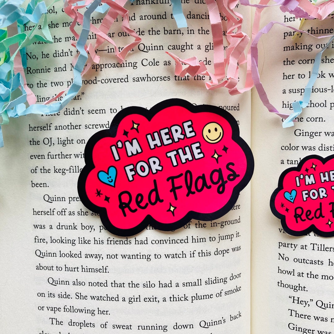 I'm Here for the Red Flags Sticker, Give Me All the Trigger Warnings ...