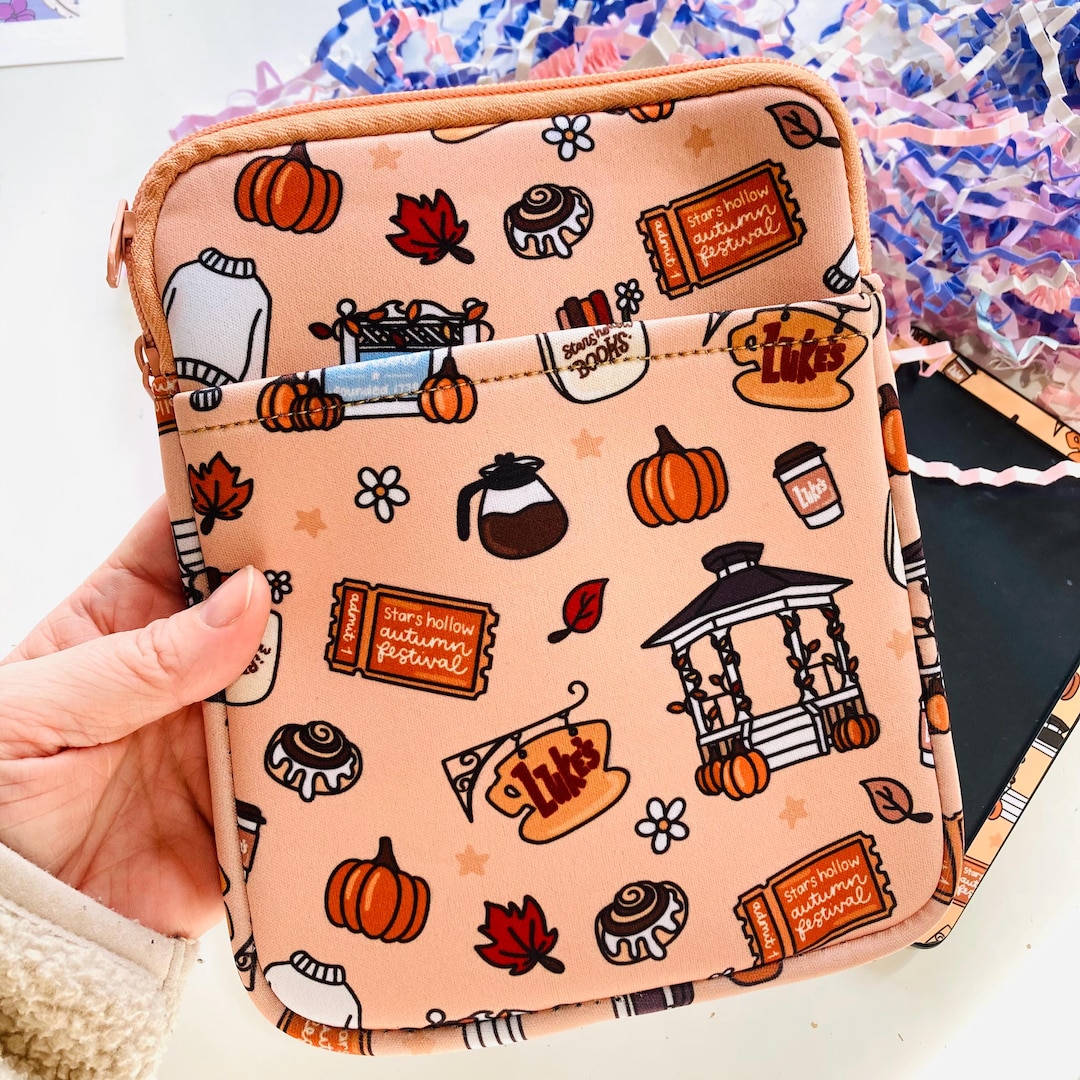 Stars Hollow Autumn Kindle Case, Kindle Pouch With Zipper Front Pocket ...