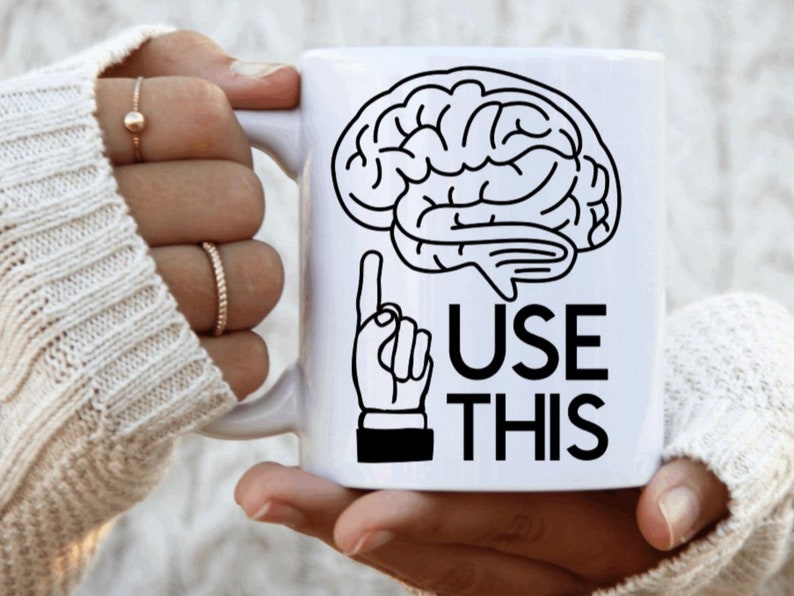 Use Your Brain Svg, Use Your Brain Cricut, Brain Cut File, Brain Svg ...