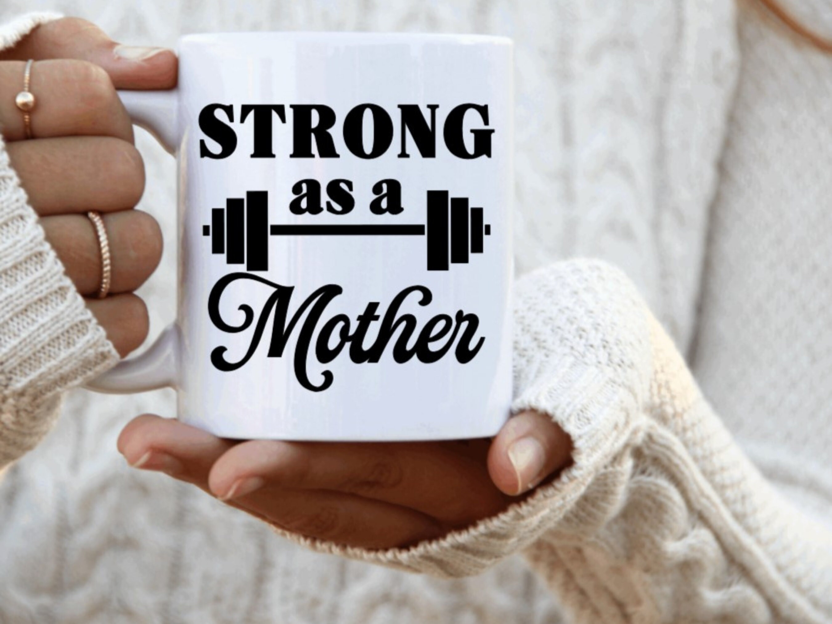 Strong as a Mother Svg, Strength Svg, Motherhood Svg, Strong as a ...
