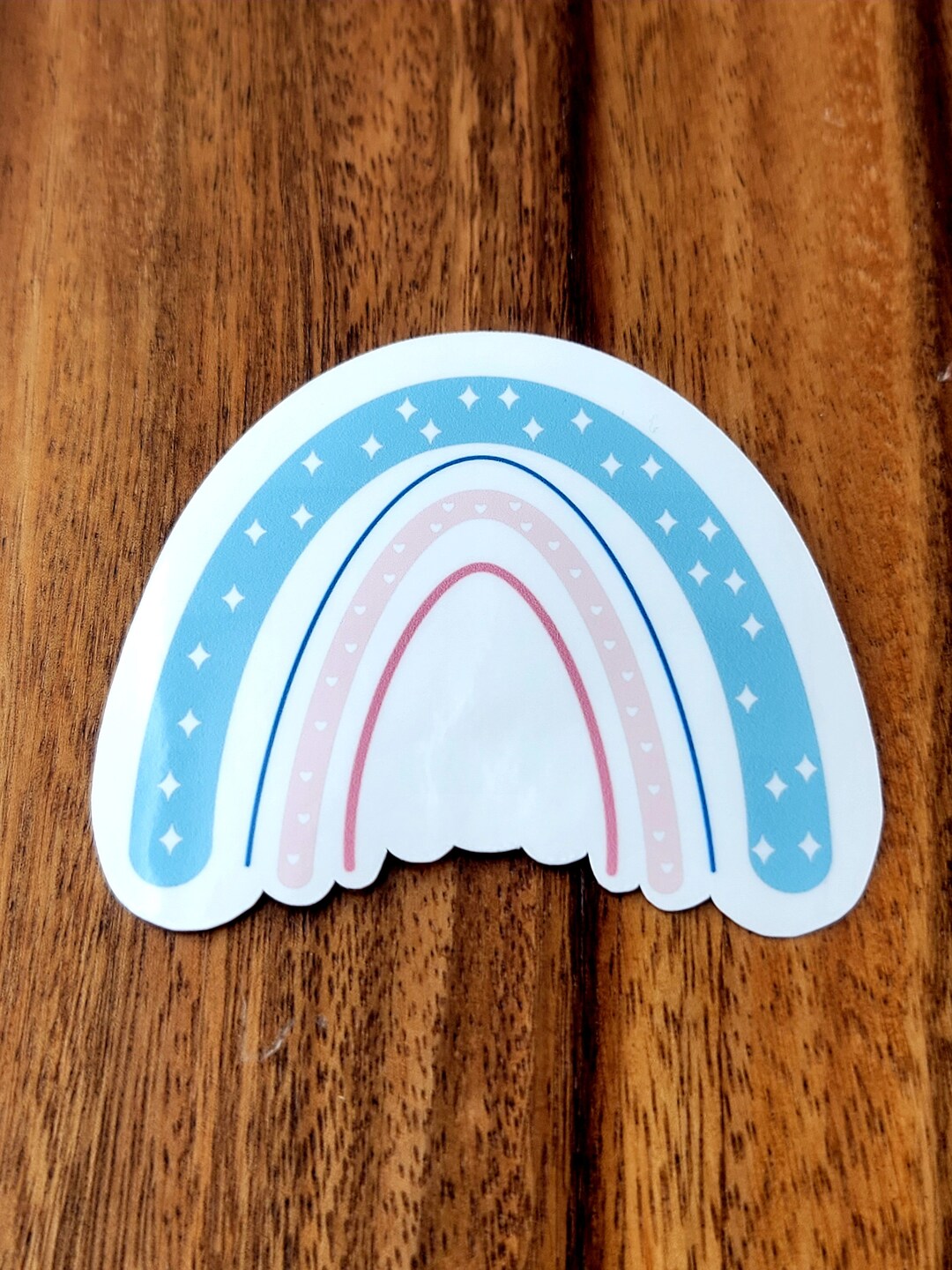 Rainbow Waterproof Vinyl Decal Sticker L Waterproof Sticker L Vinyl ...
