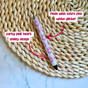 Valentines Day Pen, Custom Glitter Pens, Epoxy Pens, Glitter Pens ...