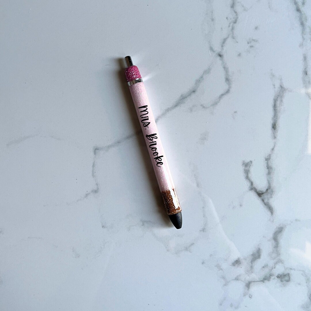 Pencil Epoxy Pen, Epoxy Pens, Glitter Pens, Personalized Gift, Teacher ...