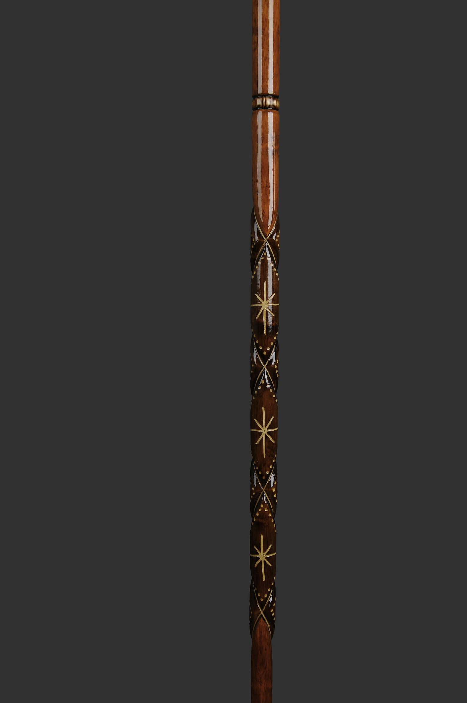 Personalized Hand Carved Cornel Wood Walking Cane - Handmade in Turkey ...