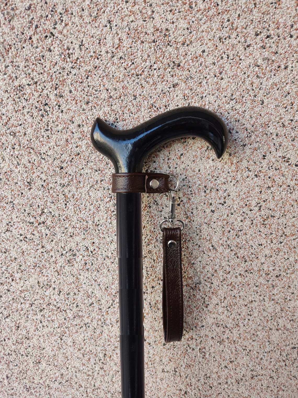 Knob Handle Personalized Handmade Wooden Walking Stick Black - Etsy