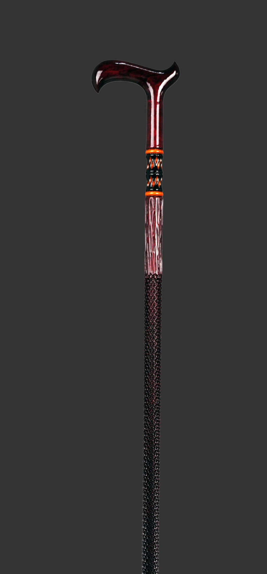 Personalized Handmade Wooden Walking Stick, Hand Carved Walking Cane ...