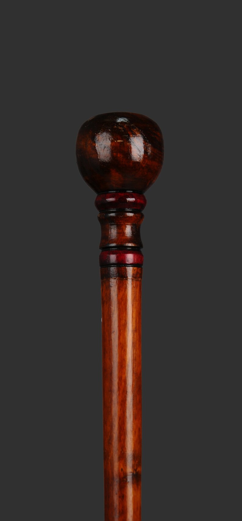 Knob Handle Personalized Handmade Wooden Walking Stick, Showy and ...