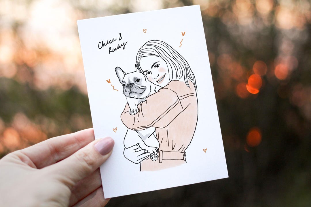 Custom Portrait for Couples & Loved Ones: Personalized Digital Drawing ...
