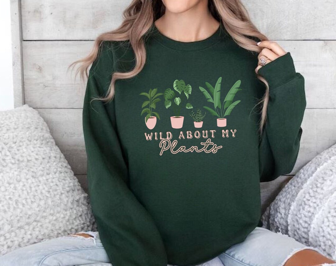 Plant Sweater Plant Lover Gift Plant Lady Shirt Gardening - Etsy