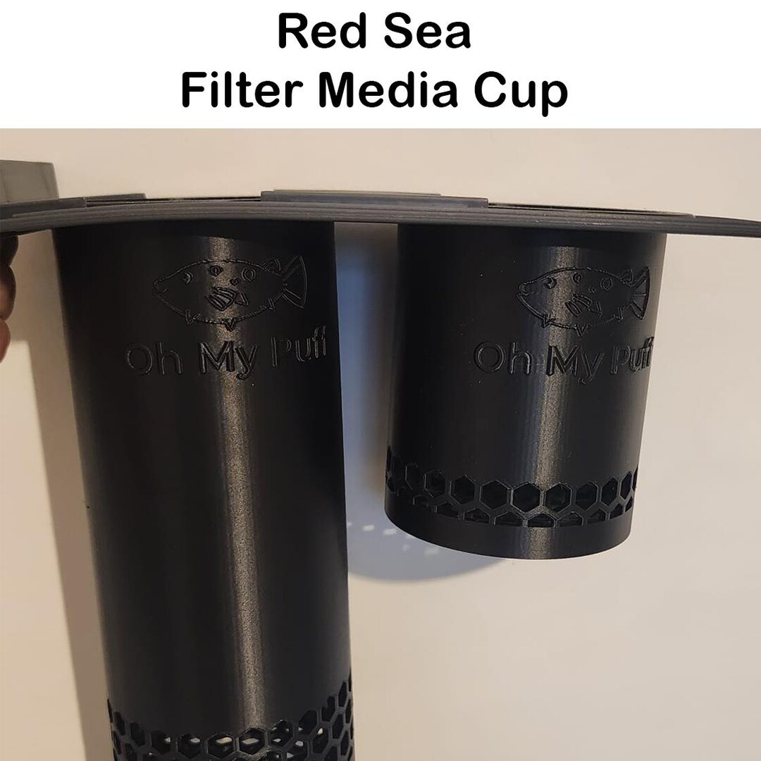 Red Sea Aquarium Filter Media / Filter Floss Cup for Fresh, Salt and ...