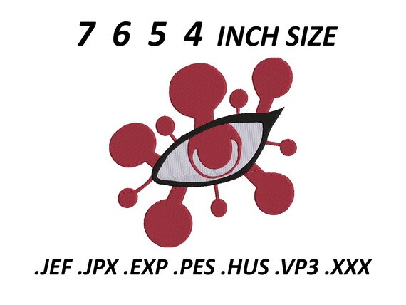 Uzui Tengen Eye Anime Embroidery Design | Etsy