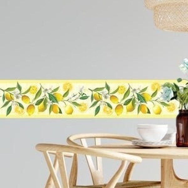 lemon wallpaper border