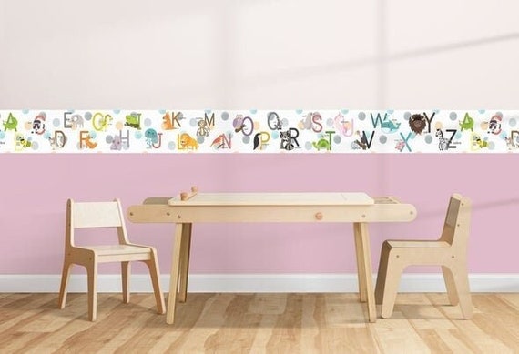 Alphabet Wallpaper Border