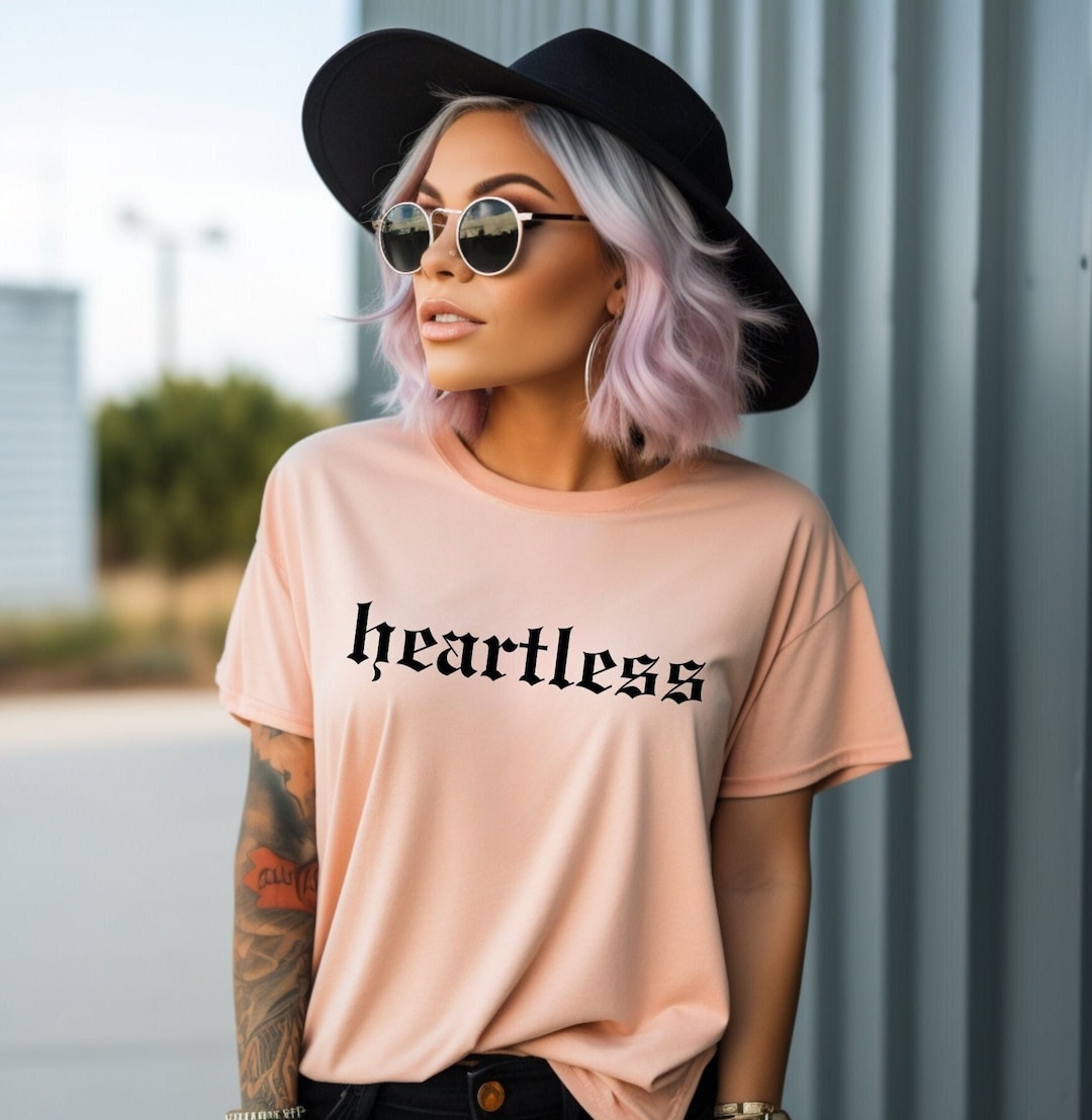 NEW!! Heartless Pngs SVG | 14 Colors | Funny T-shirt | Design Graphic ...