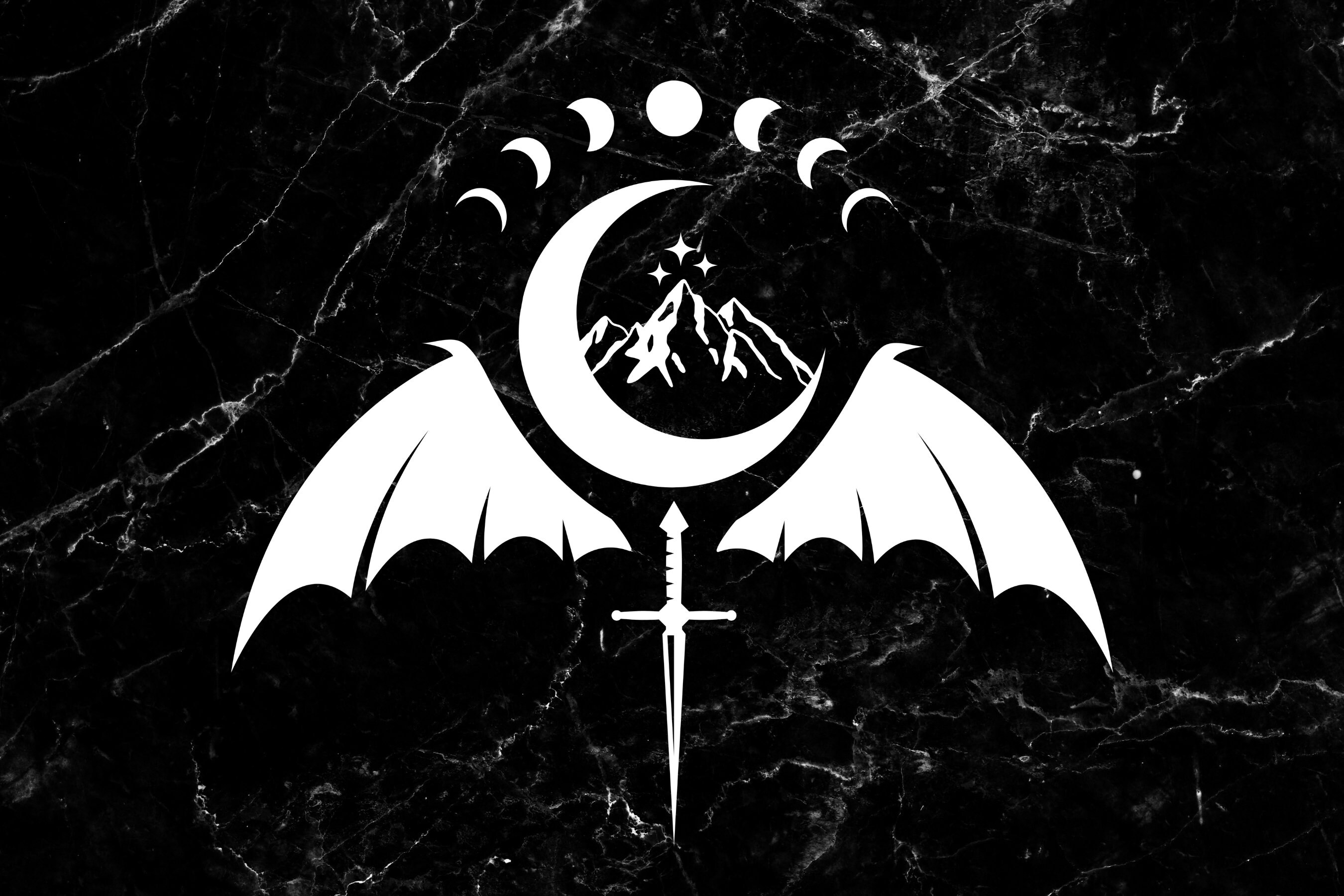 Velaris Moon Pngs SVG | Bat Boy Wings | Dagger | ACOTAR Inspired ...