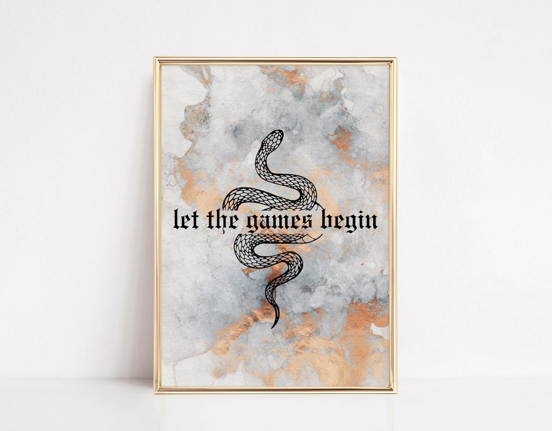 Party Sign Let the Games Begin Birthday Supplies Party Table Printable ...