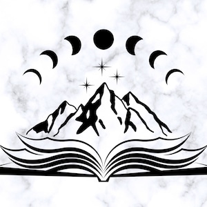 Velaris Book Pngs SVG | ACOTAR Inspired | Night Court | B&W Digital ...