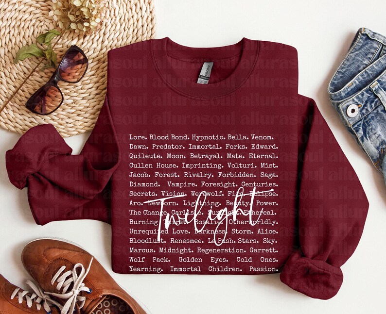 NEW!!! Twilight Inspired Pngs Svgs | Typewriter Font | Dark Romance ...