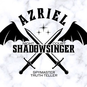 Azriel Shadowsinger Pngs SVG | Spymaster | Truth Teller | Bat Boy Wings ...