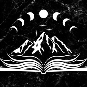 Velaris Book Pngs SVG | ACOTAR Inspired | Night Court | B&W Digital ...