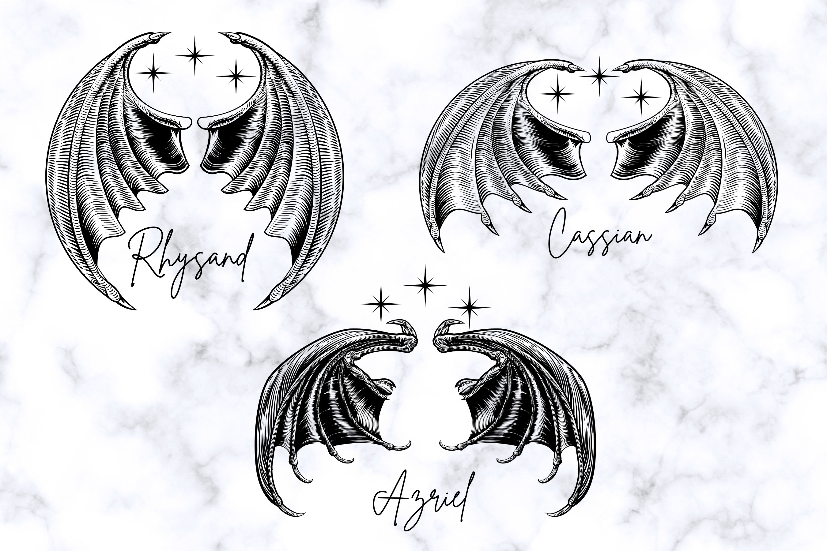 NEW ACOTAR Inspired Pngs Svgs Bundle Favorite Bat Boys - Etsy UK