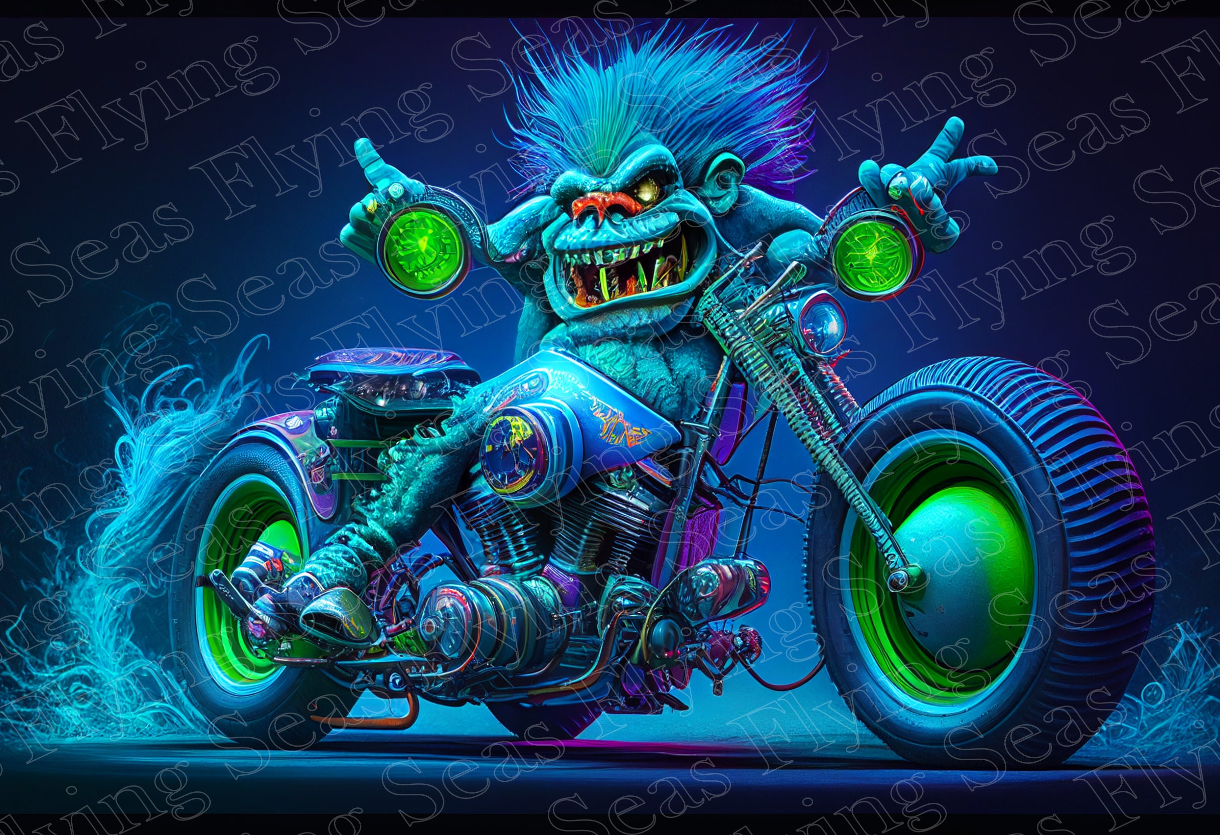 Ed Roth Motorcycle Art