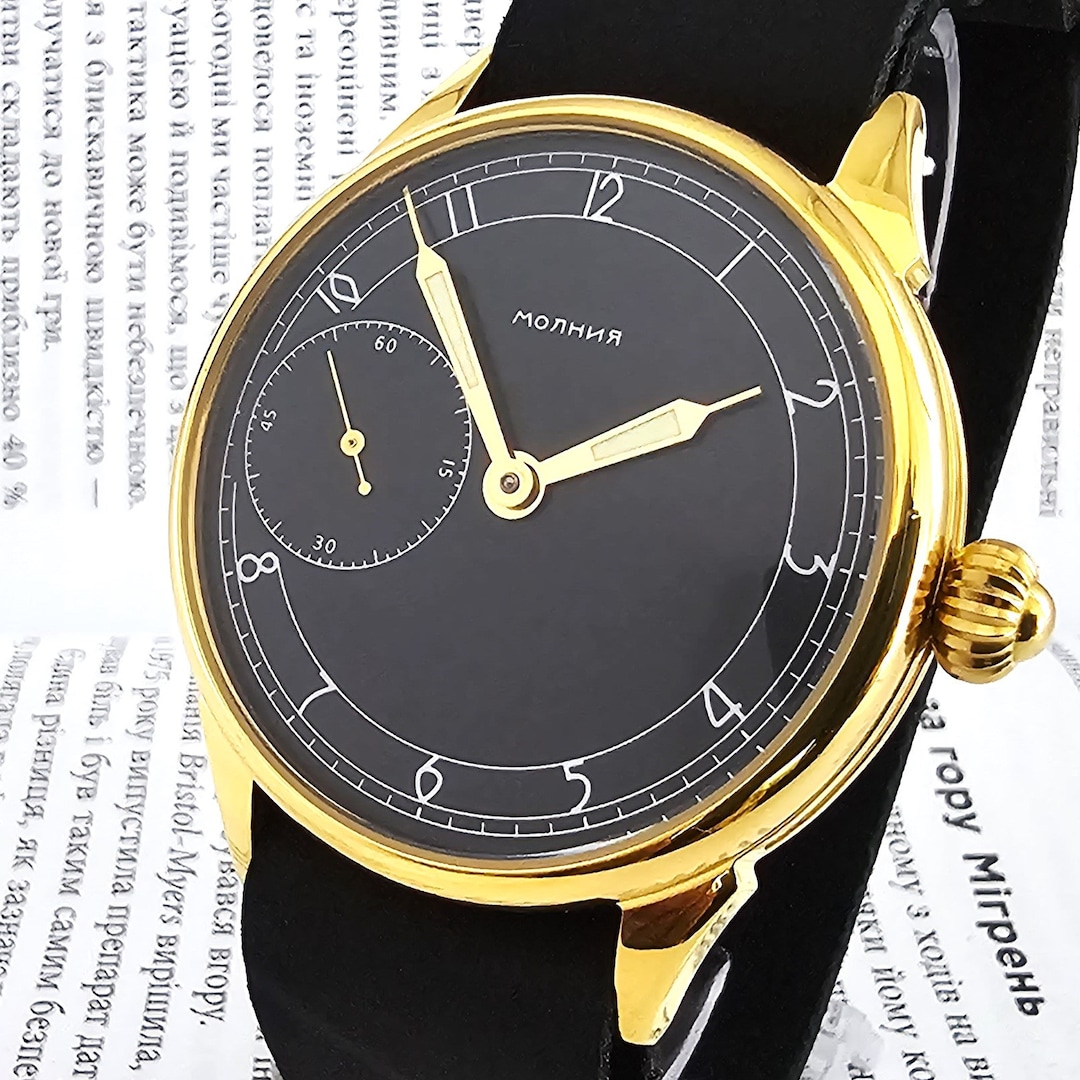 Watch Marriage MOLNIJA 3602 Wristwatch Mechanical Vintage Style USSR ...