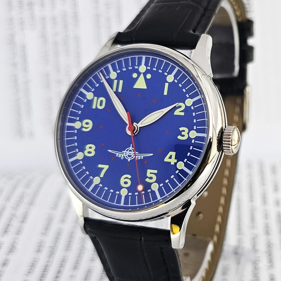 Vintage Watch RAKETA Pilot Aviator Men's Watch Mechanism 2609.HA Style ...