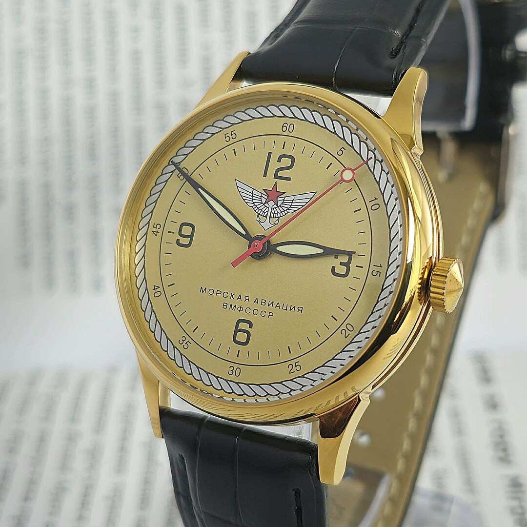 Vintage Watch RAKETA Naval Aviation VMF USSR Vintage Wristwatch 2609 - Etsy
