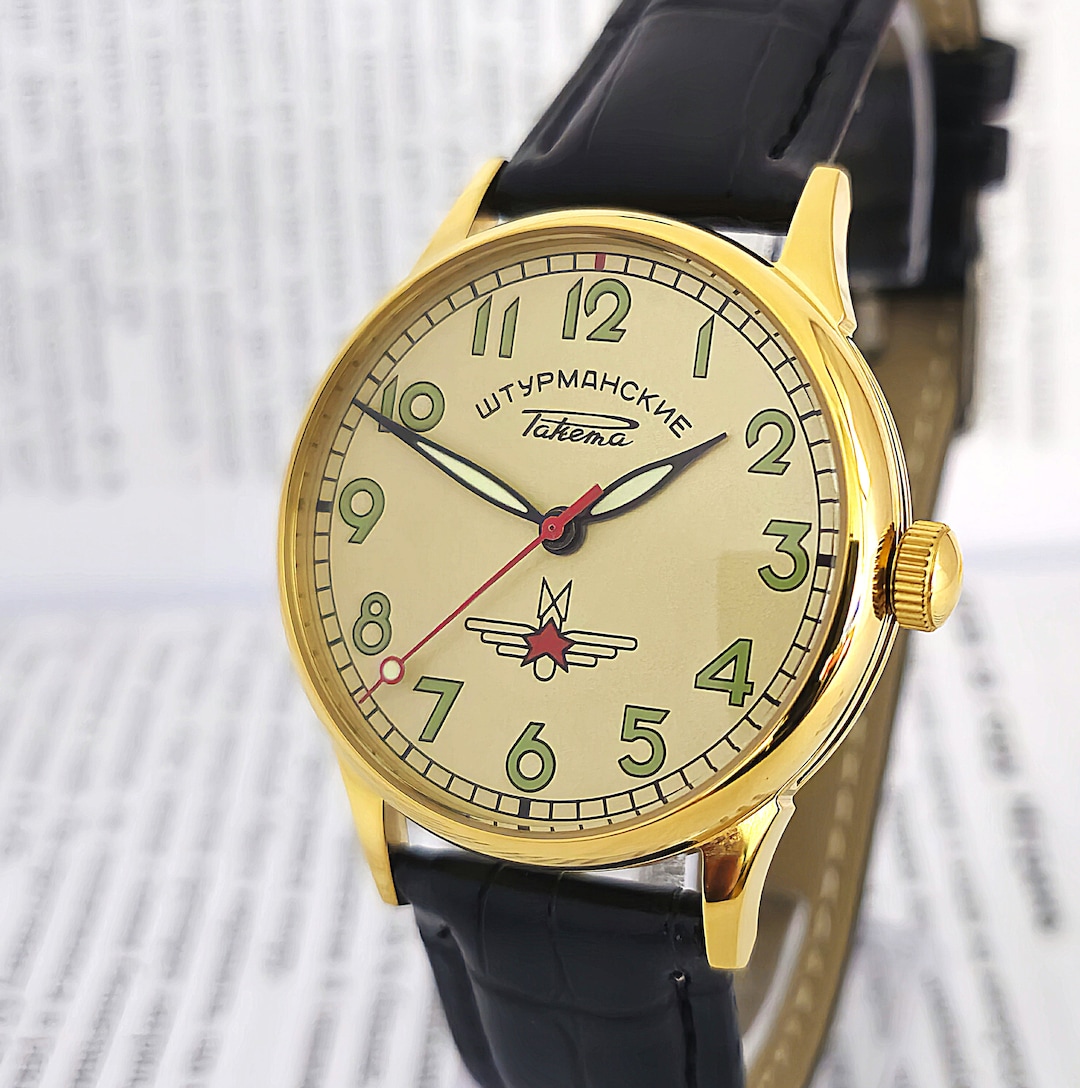 Vintage Watch Raketa Sturmanskie Watch PILOT Mechanism USSR 2609.HA - Etsy