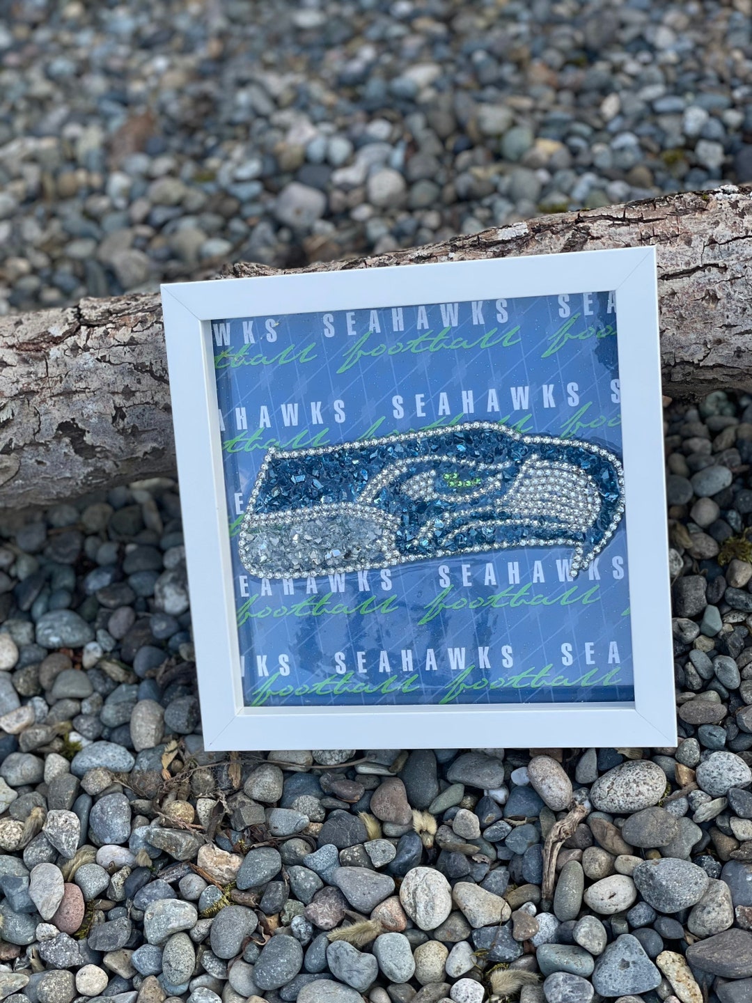 Seattle Seahawks Shadow Box - Etsy
