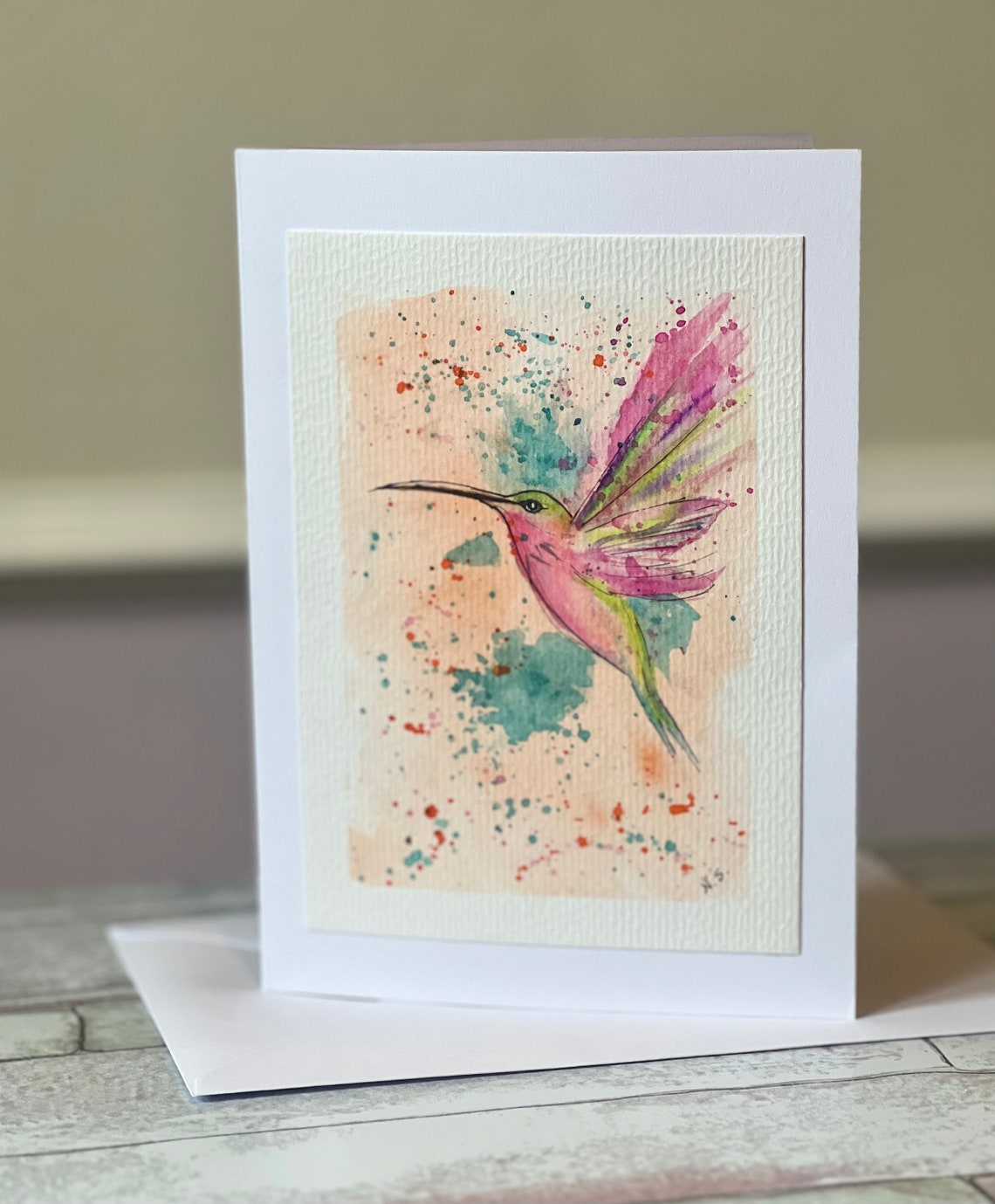Original Watercolour Greeting Cards, 13x18cm, Hand Painted, With ...