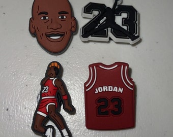 Michael Jordan Croc Charms - Etsy Australia