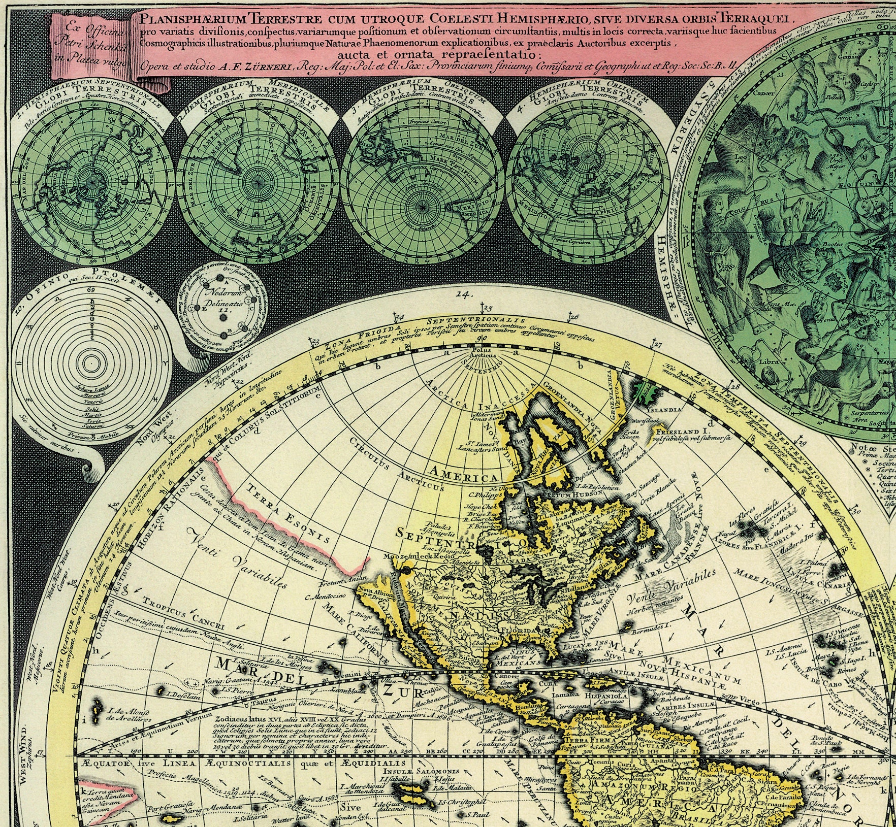 1700 Antique World Map_ideal for Framing and Wall Decor - Etsy