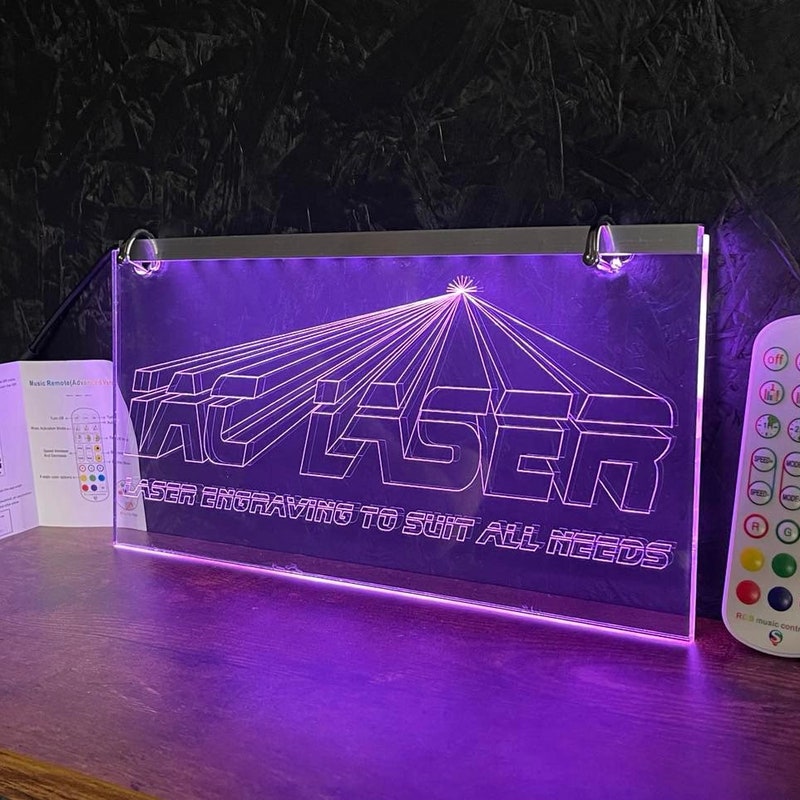 Business Lit Sign - Etsy