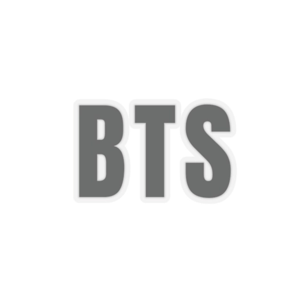 BTS Letters Sticker - Etsy