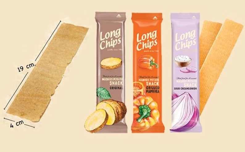 Set Of 3 Packs X75g Premium Pernes Long Chips Mashed Potato Etsy