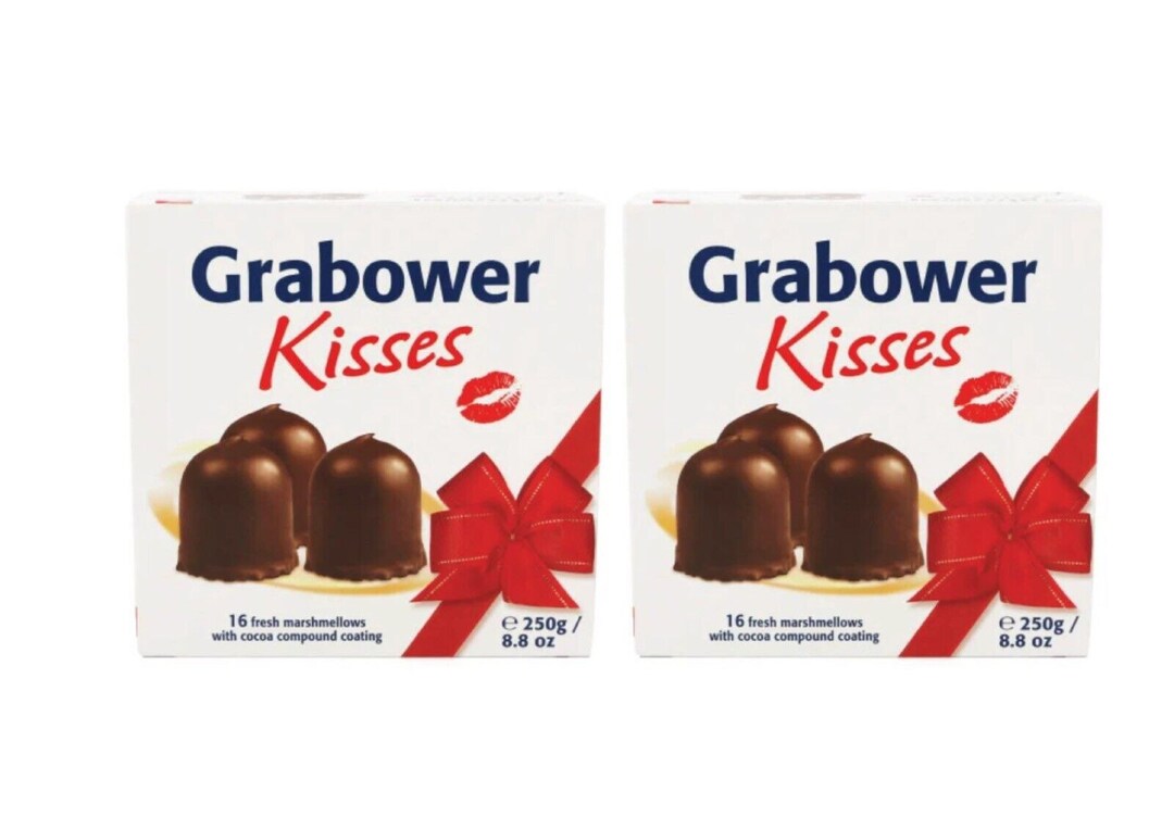 Grabower German Chocolate Covered Marshmallow Kisses 16 Pcs - Etsy