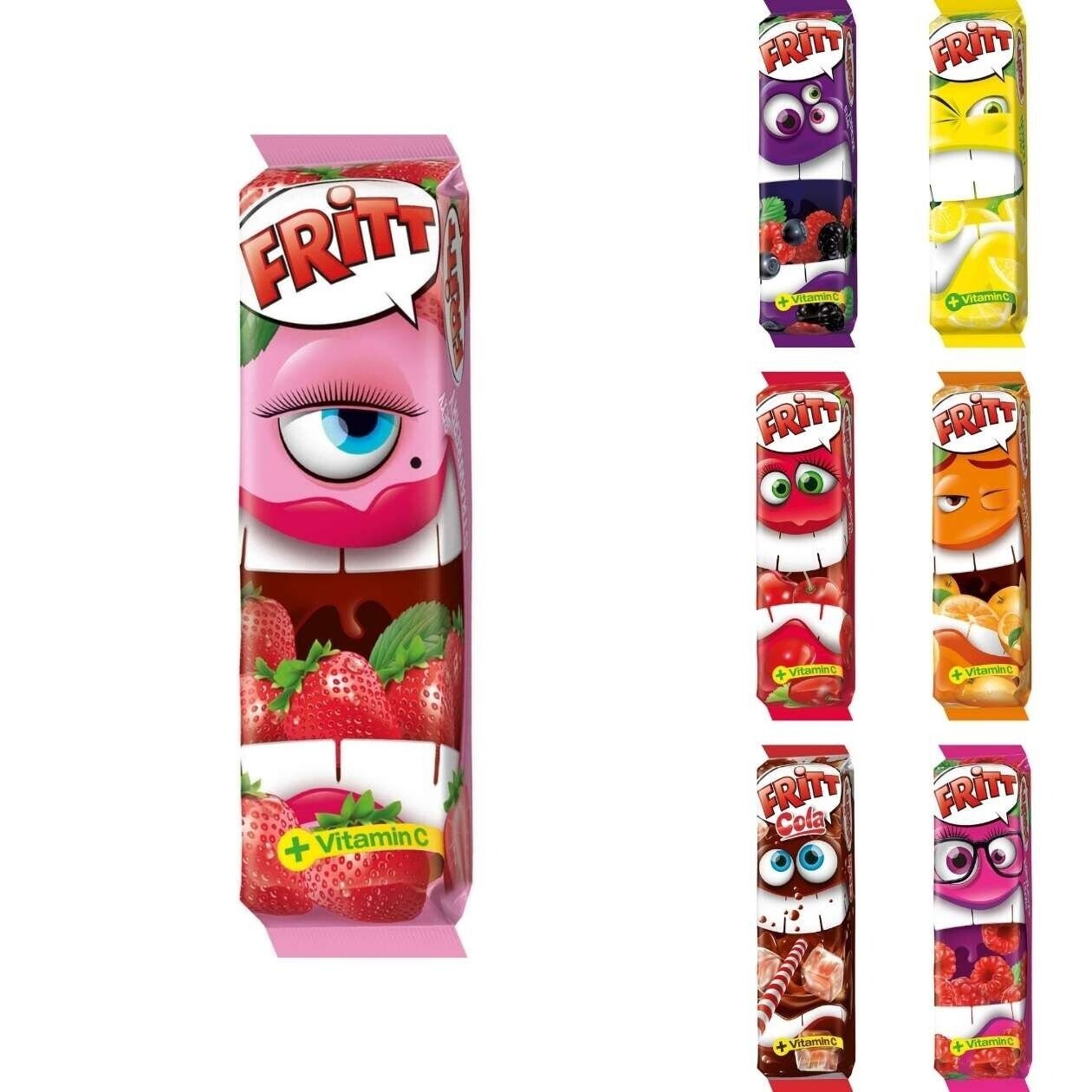 6 X FRITT Premium Chewy Candy Flavor Mix 70g 2.5oz Sweet Gift - Etsy