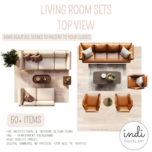 Set of 50 Png, Living Room Sets Top View, Top View Furniture, Png ...