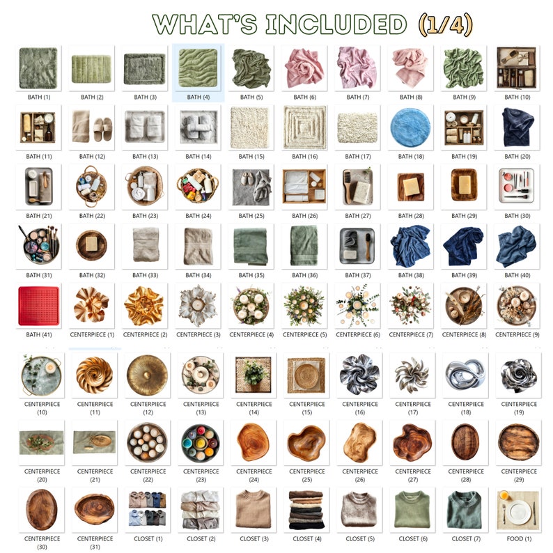 Set of 250 Png, Top View Extra Items, Png Furniture, Architecture Plan ...