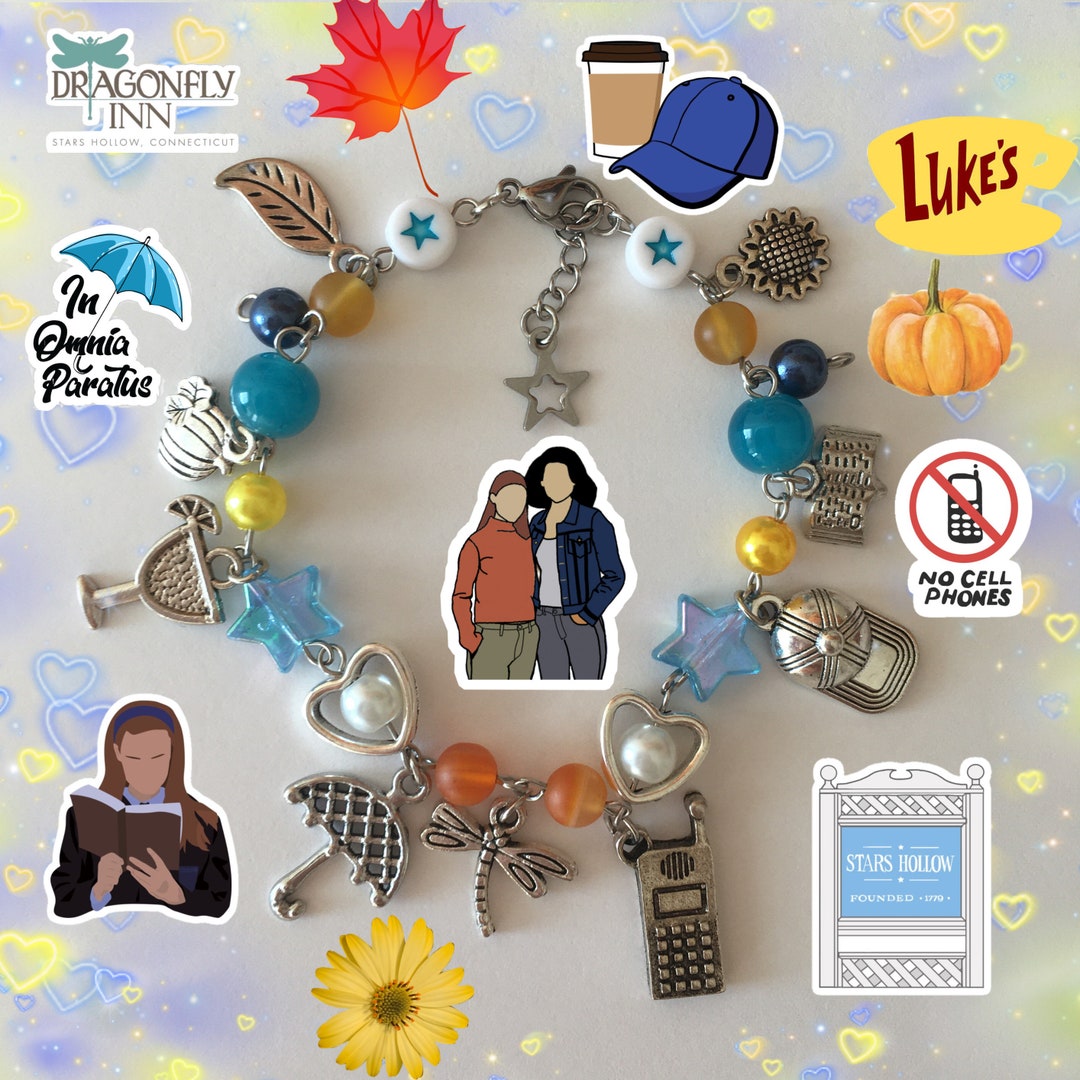 Gilmore Girls Inspired Beaded Charm Braceletautumnspooky Season - Etsy