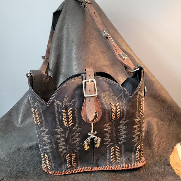 Cowboy Boot Purse - Etsy